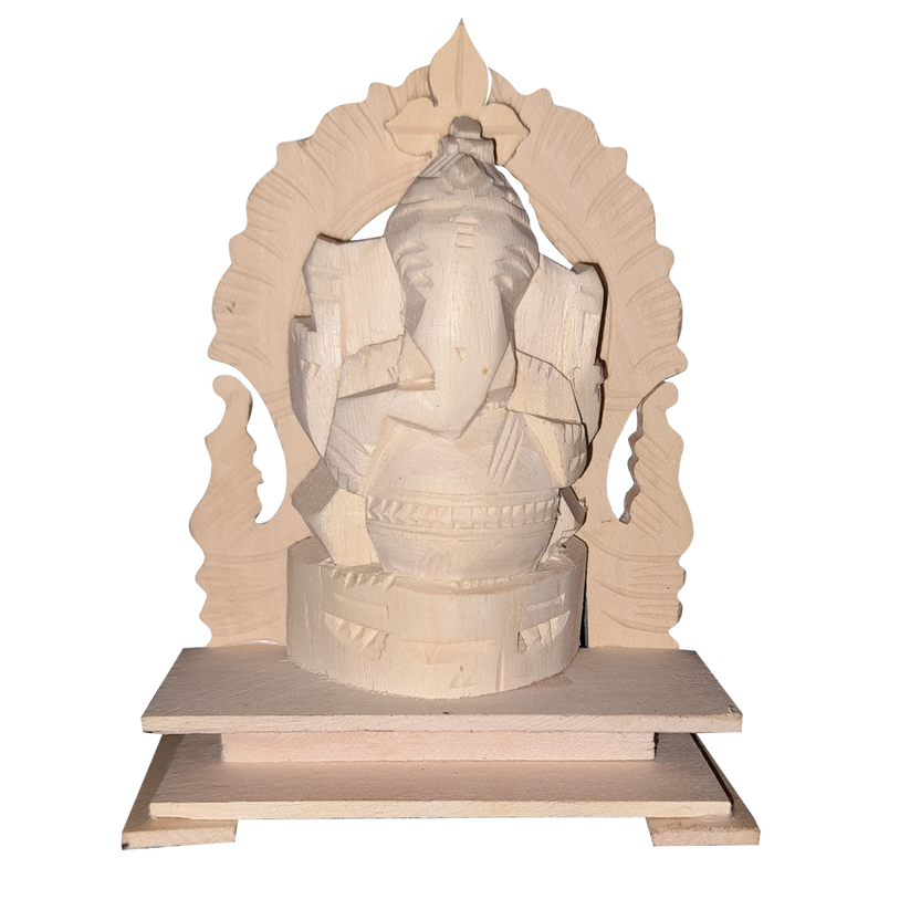 Lord Pillayar Statue Wood 4 inches – COOL BOSS
